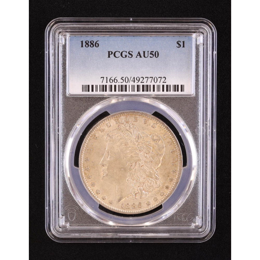 1886 Morgan Silver Dollar (PCGS AU5O) | Pristine Auction