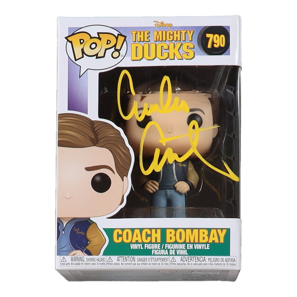 Emilio Estevez Signed "The Mighty Ducks" #790 Coach Bombay Funko Pop ...