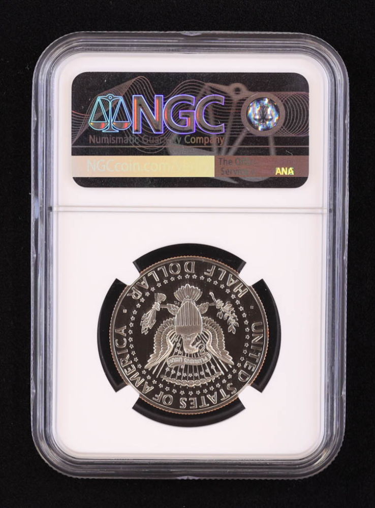 1989-S Proof Kennedy Half Dollar - JFK Signature Label (NGC PF69 ULTRA ...