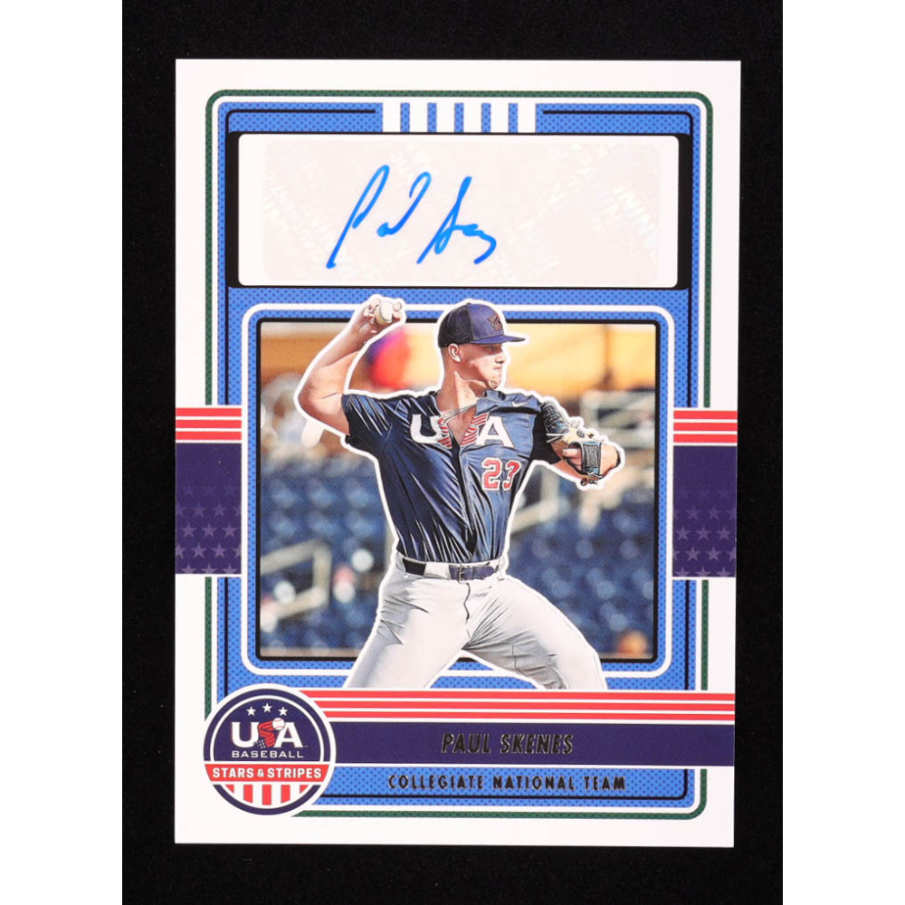 Paul Skenes 2023 USA Baseball Stars and Stripes Collegiate National ...