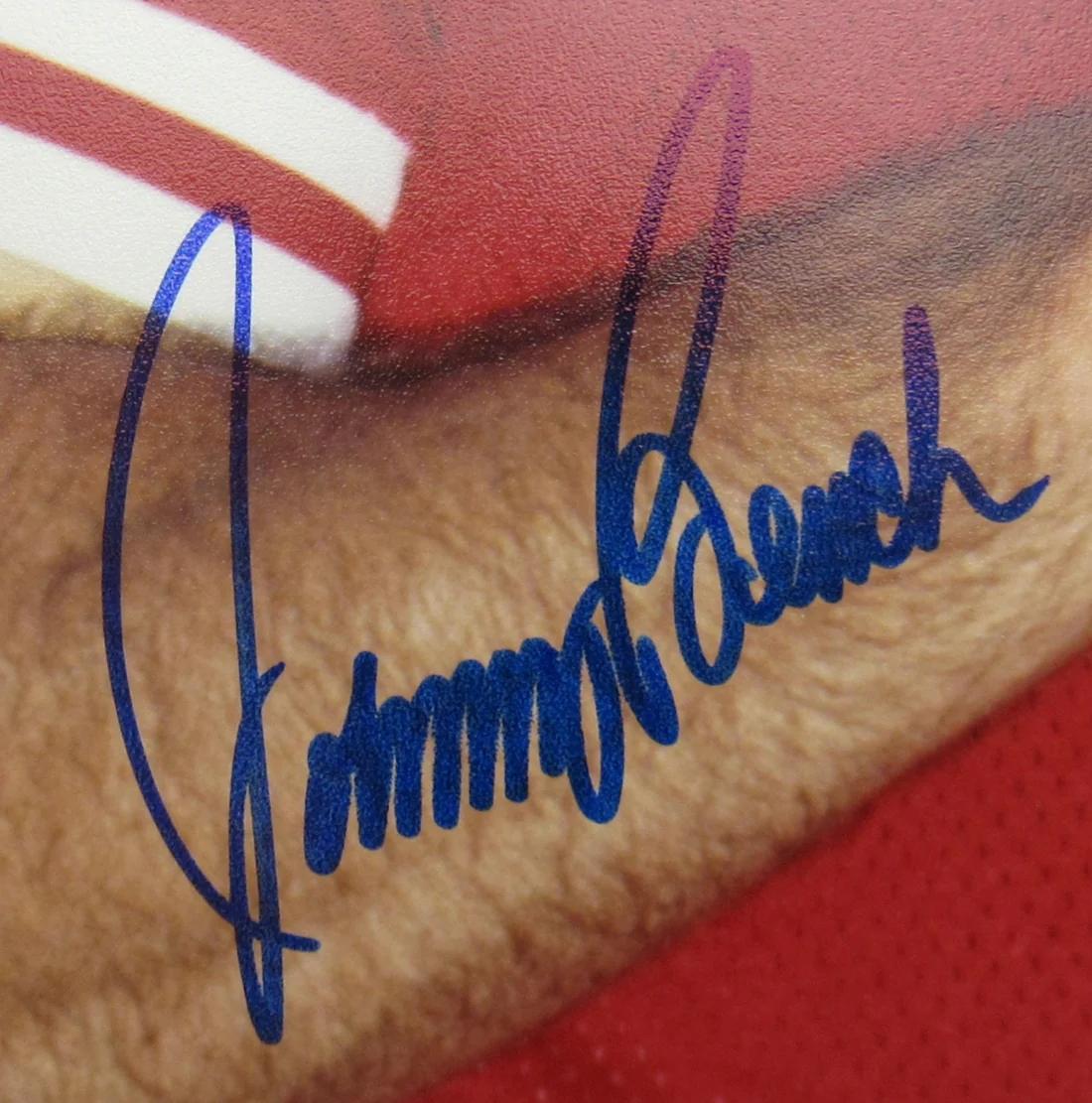 Johnny Bench Signed Reds 8x10 Photo (JSA) | Pristine Auction