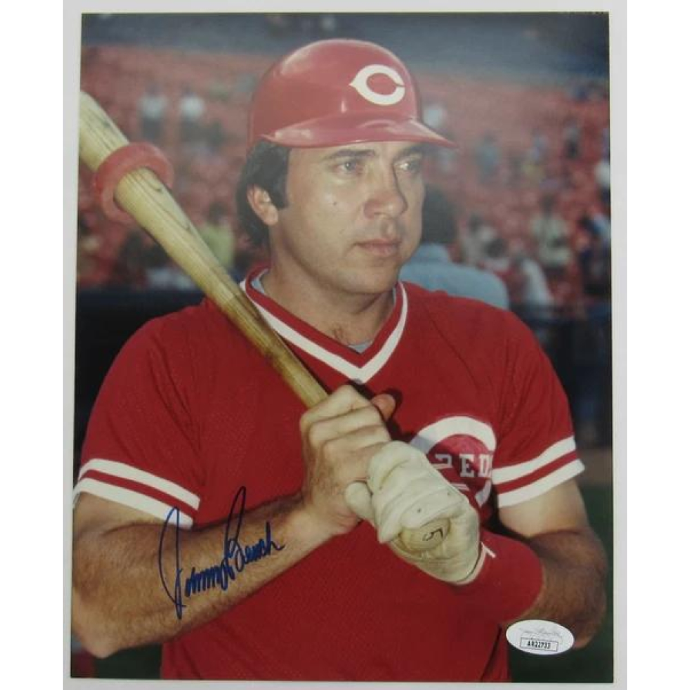 Johnny Bench Signed Reds 8x10 Photo (JSA) | Pristine Auction