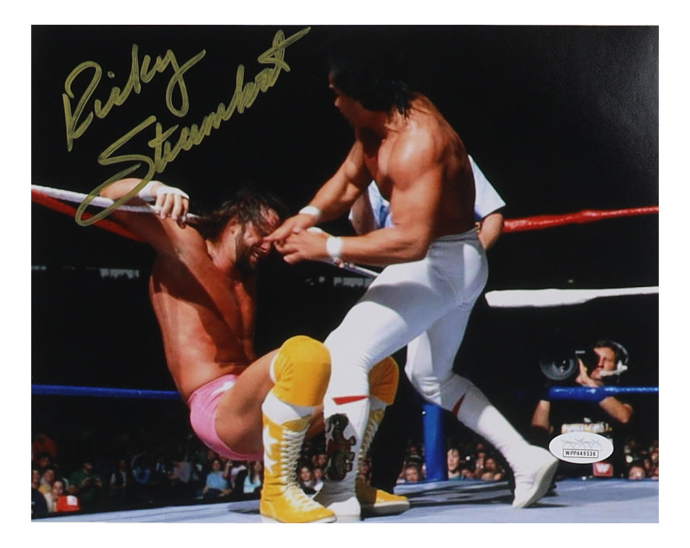 Ricky "The Dragon" Steamboat Signed WWE 8x10 Photo (JSA) | Pristine Auction