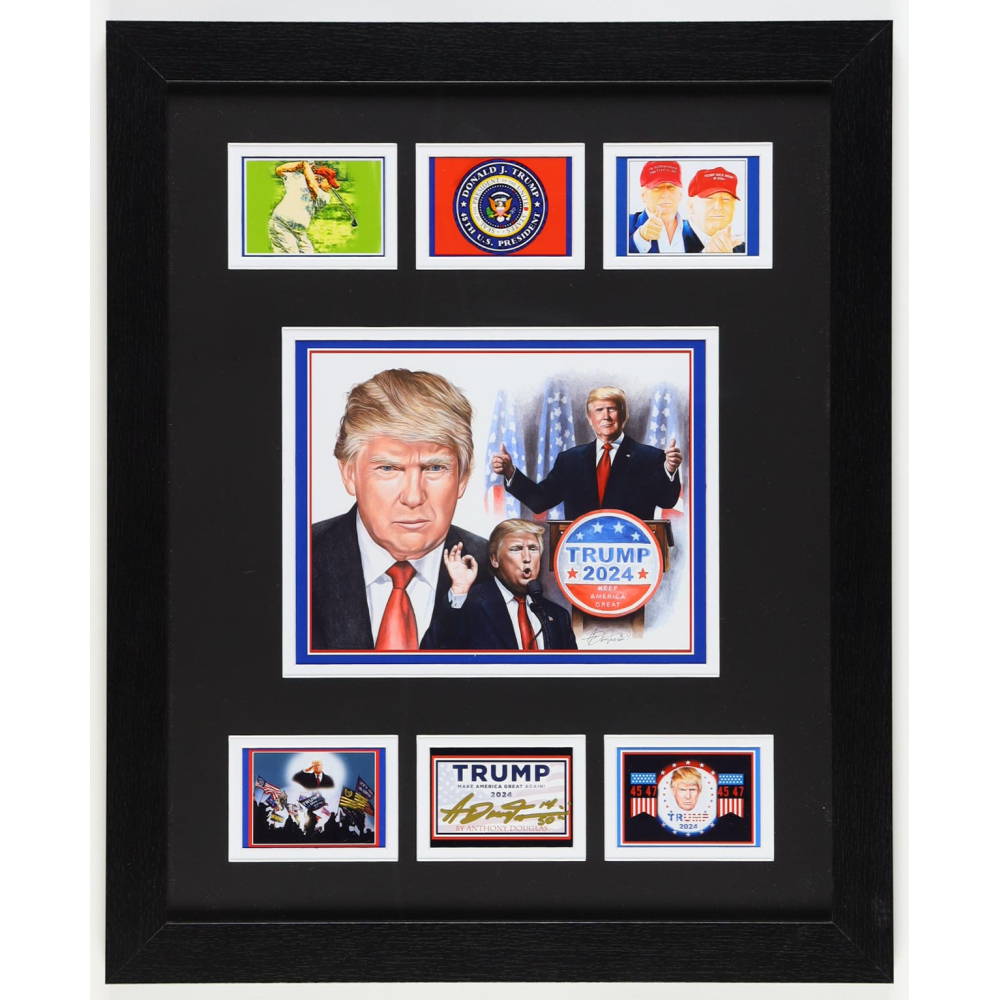 "Donald Trump" LE Custom Framed Lithograph Prints Display By Anthony ...