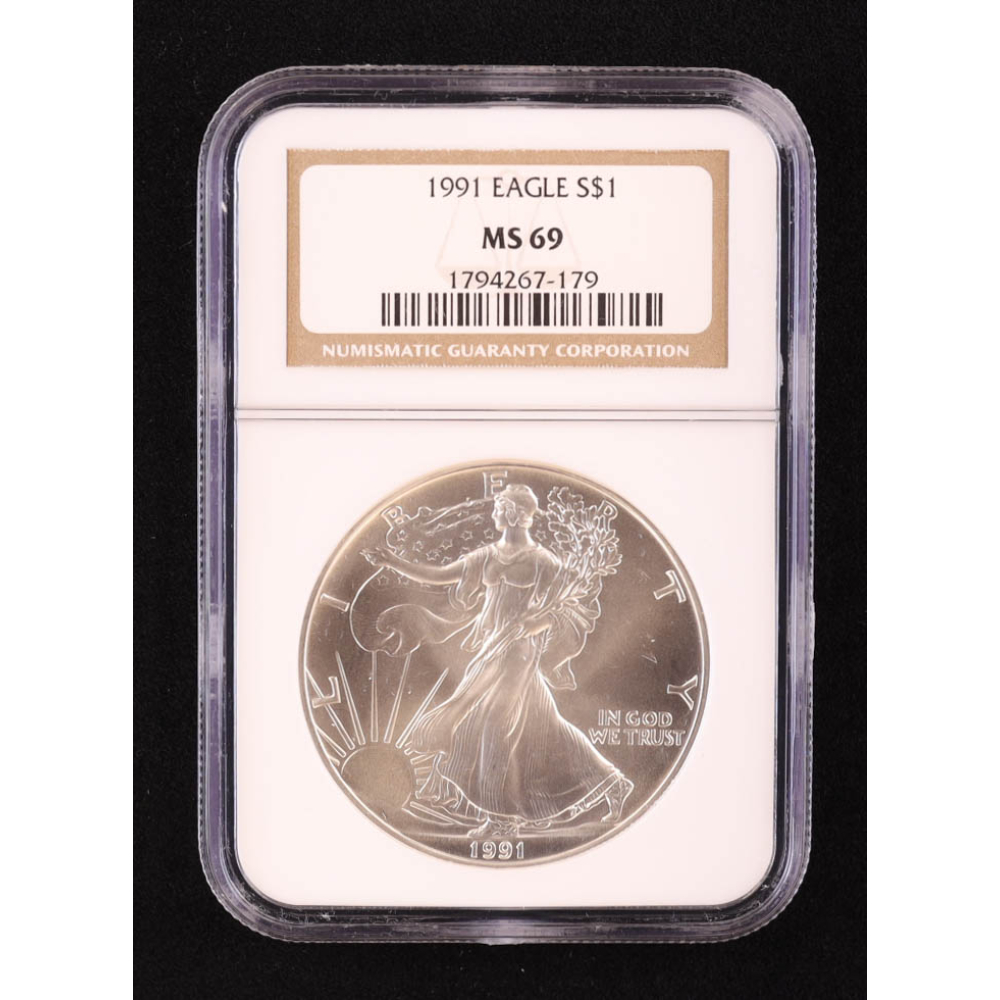 1991 American Silver Eagle (NGC MS69) | Pristine Auction