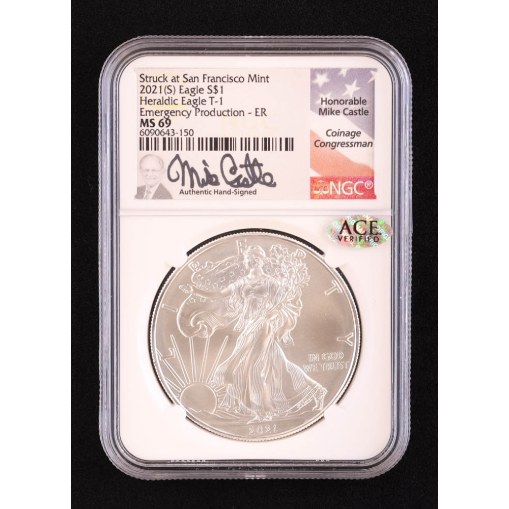 2021-(S) American Silver Eagle, Type 1 - Early Releases Emergency ...