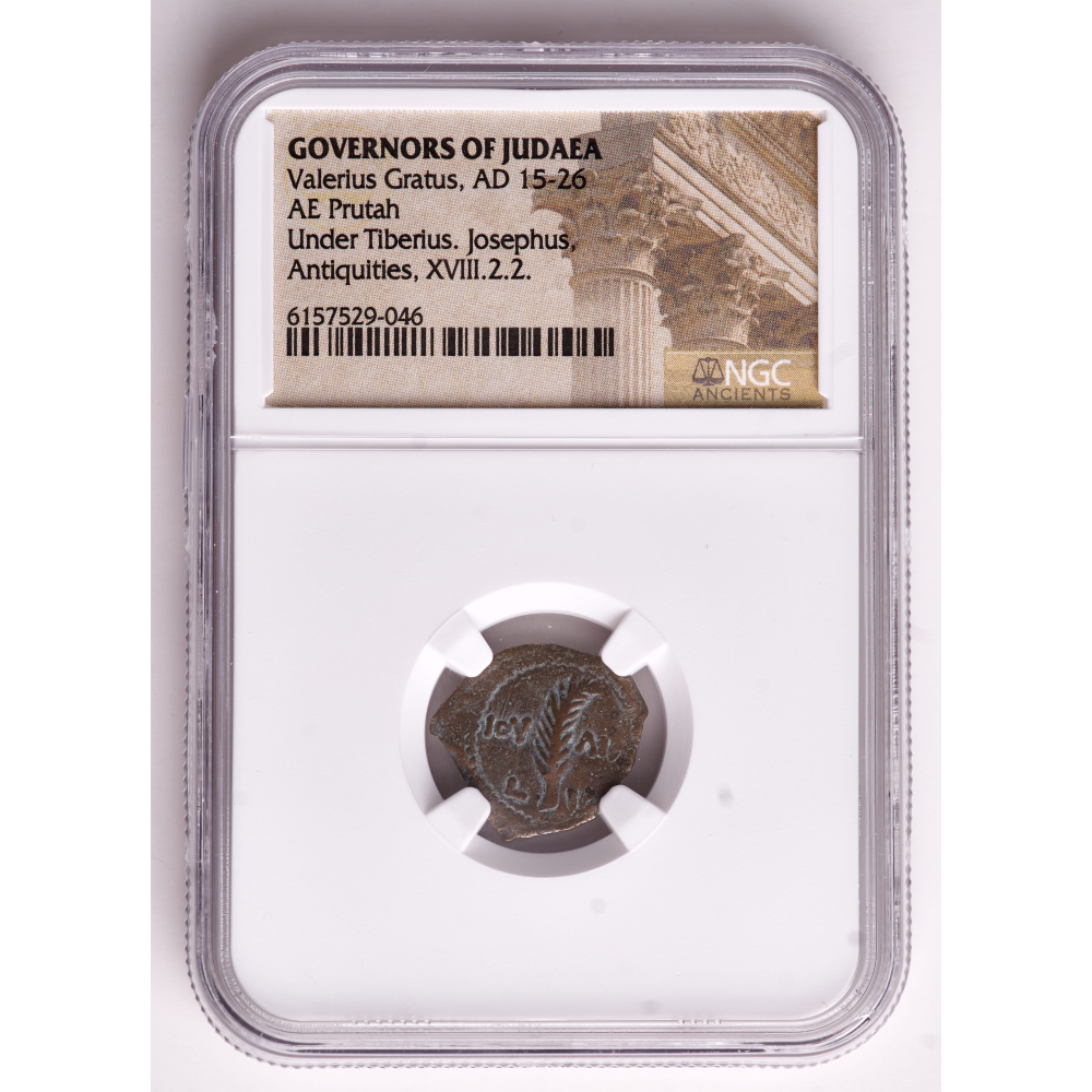 Valerius Gratus (AD 15-26) Governors of Judaea Under Tiberius AE Prutah ...