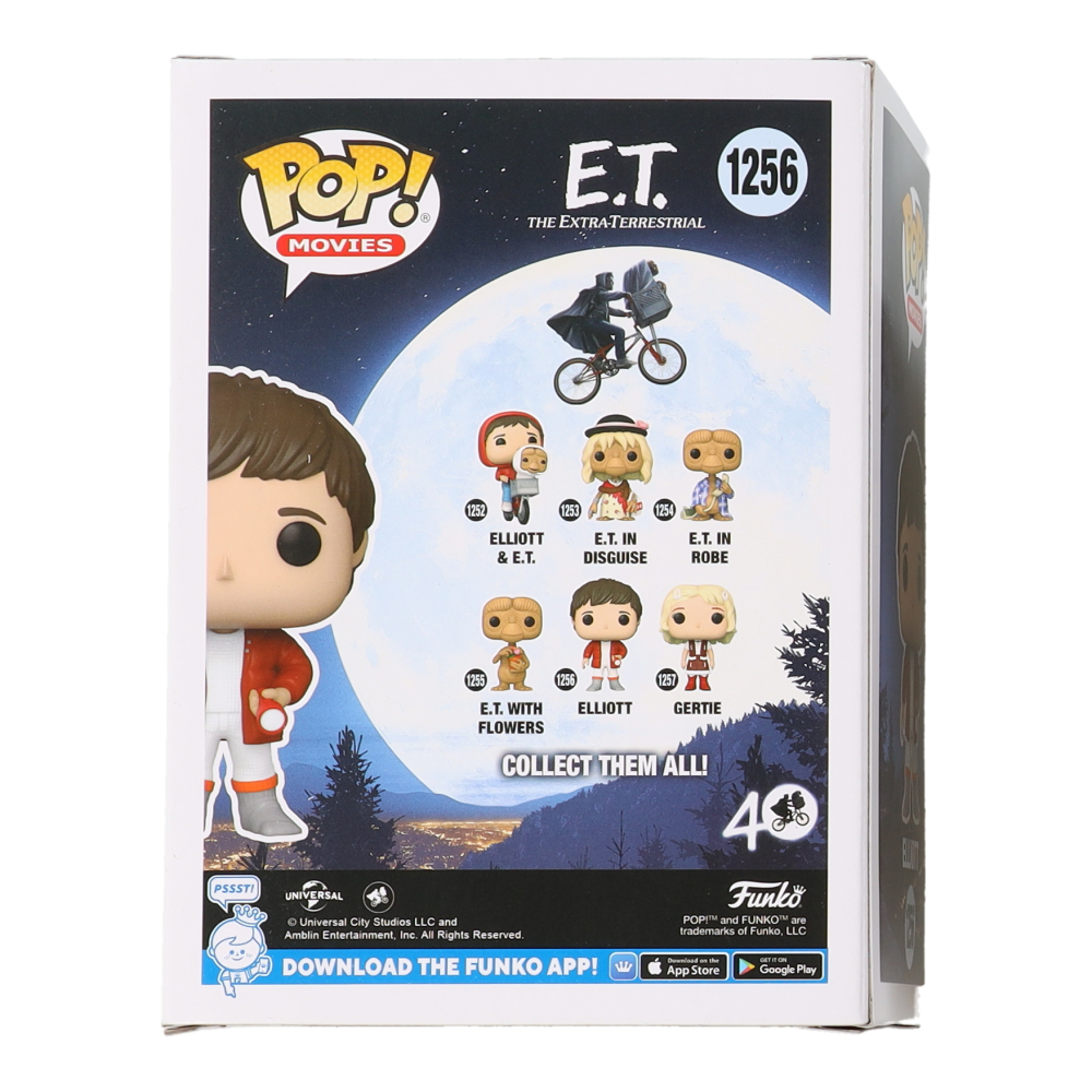 Henry Thomas Signed "E.T." #1256 Elliott Funko Pop! Vinyl Figure ...