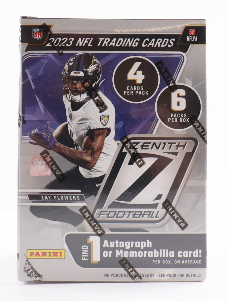 2023 Panini Zenith Football Blaster Box with (6) Packs | Pristine Auction