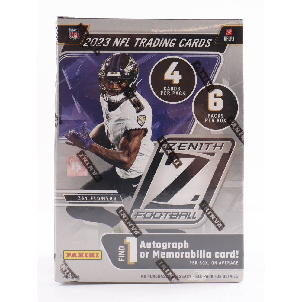 2023 Panini Zenith Football Blaster Box with (6) Packs | Pristine Auction
