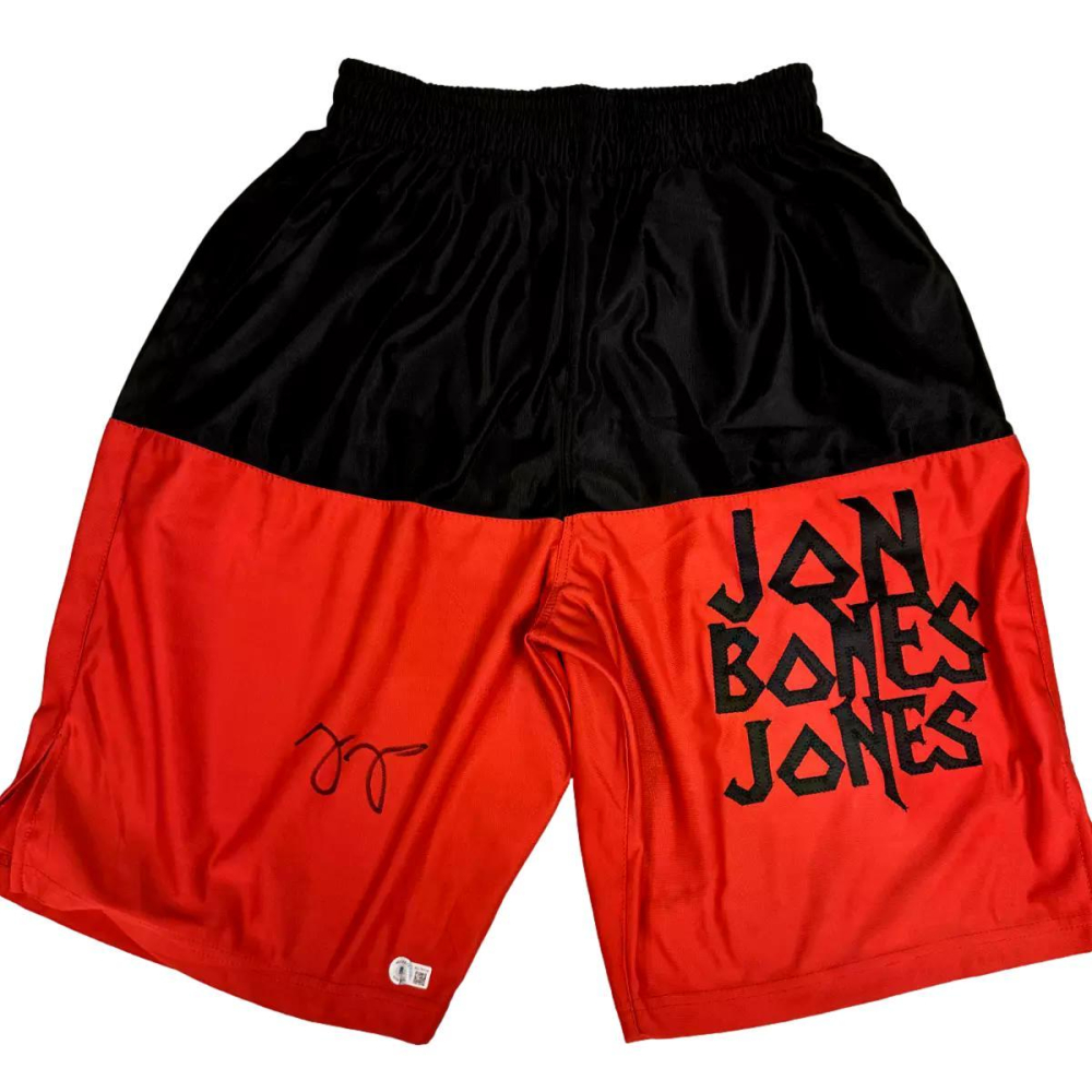 Jon "Bones" Jones Signed Trunks (Beckett) | Pristine Auction
