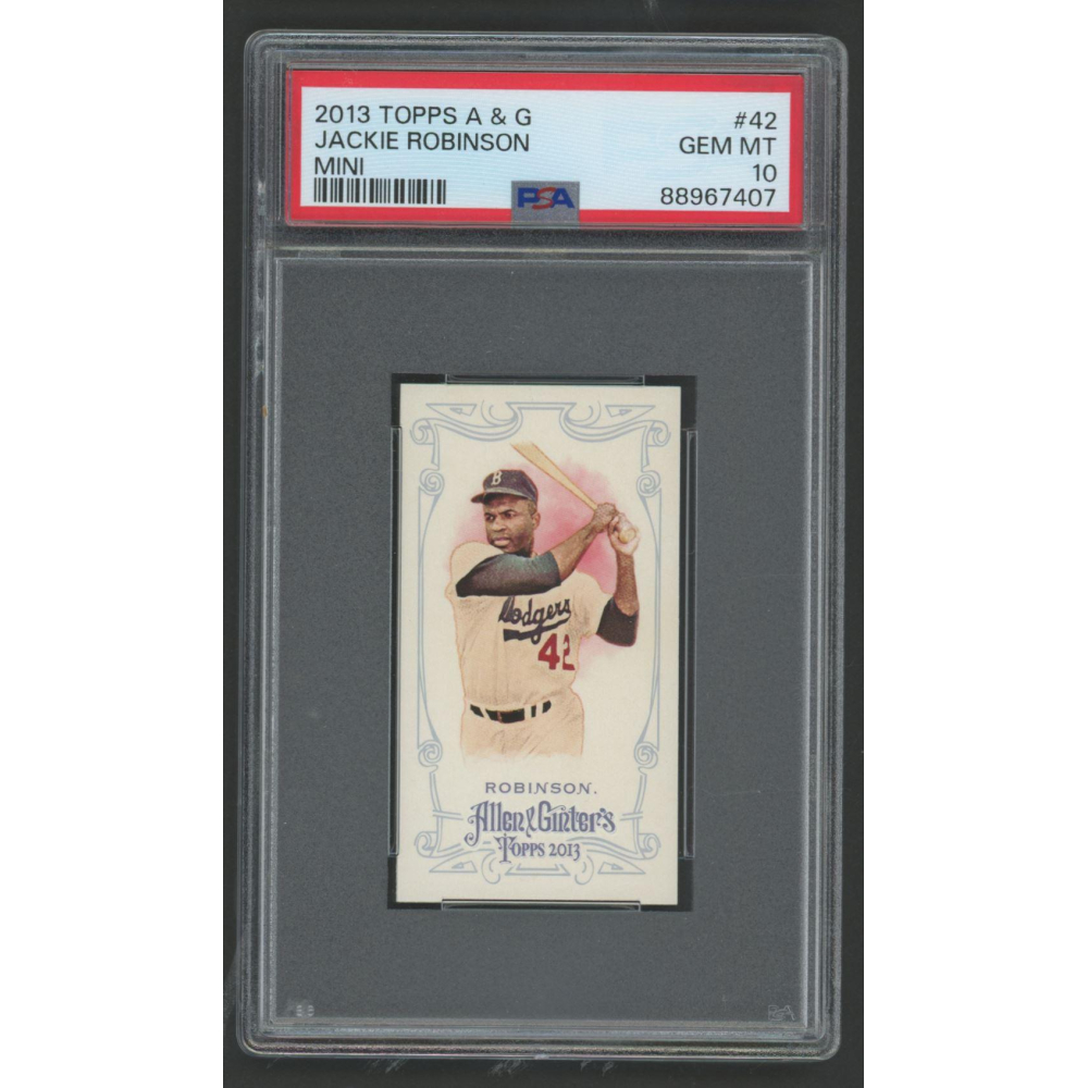 Jackie Robinson 2013 Topps Allen and Ginter Mini #42 (PSA 10 ...