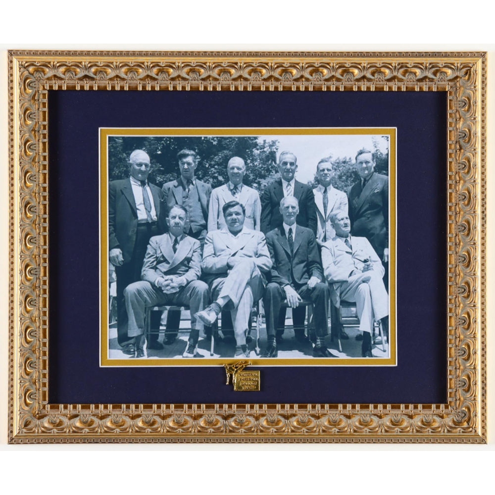Babe Ruth, Ty Cobb, Honus Wagner & The Inaugural Hall Of Fame Class ...