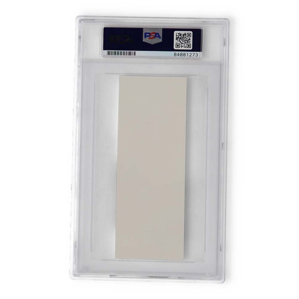 Robert E. Galer Signed Cut With Portrait (PSA) | Pristine Auction