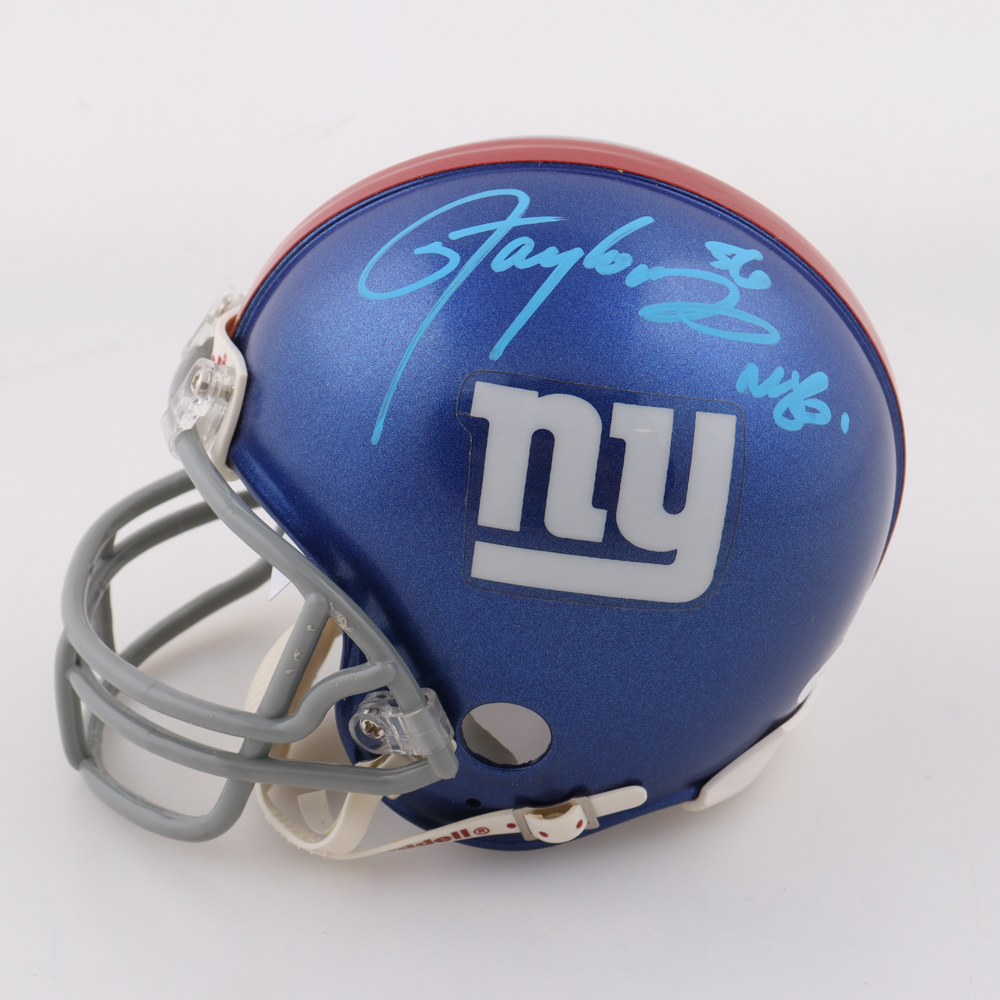 Lawrence Taylor Signed Giants Mini Helmet Inscribed "NYG" (JSA ...