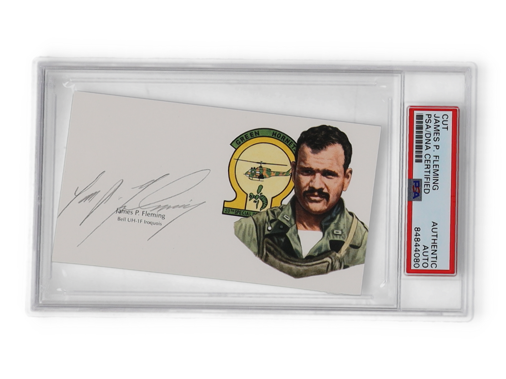 James P. Fleming Signed Cut with Portrait (PSA) | Pristine Auction