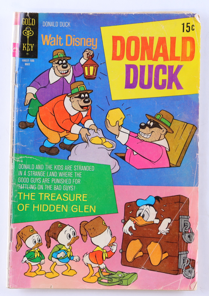 1971 Vintage Walt Disney's "Donald Duck" Issue #137 Gold Key Comic Book ...