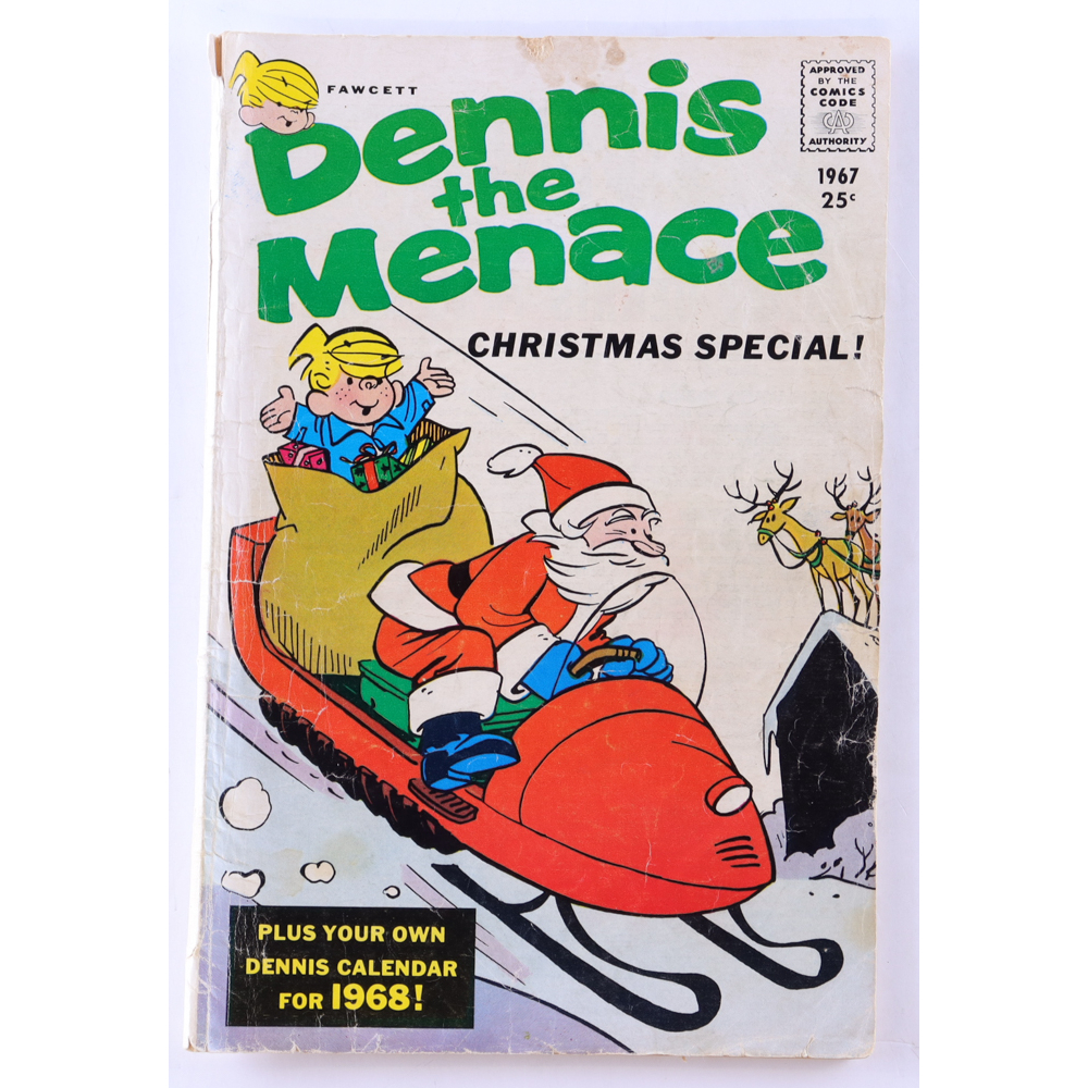 1967 Vintage "Dennis The Menace" Christmas Special Issue #51 Fawcett ...
