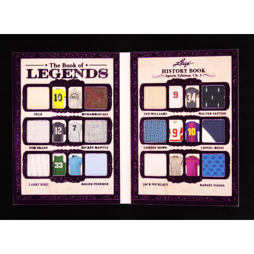 2024 Leaf History Book Sports Edition Chapter One The Book of Legends ...