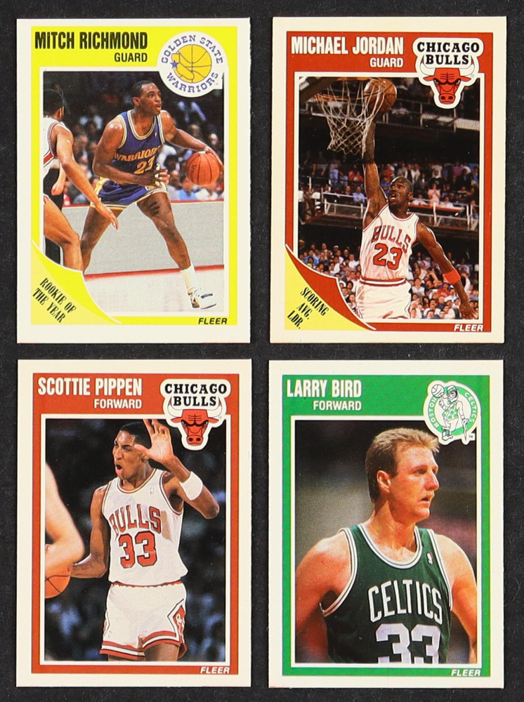 1989-90 Fleer Basketball Complete Set of (168) Cards, with Scottie ...