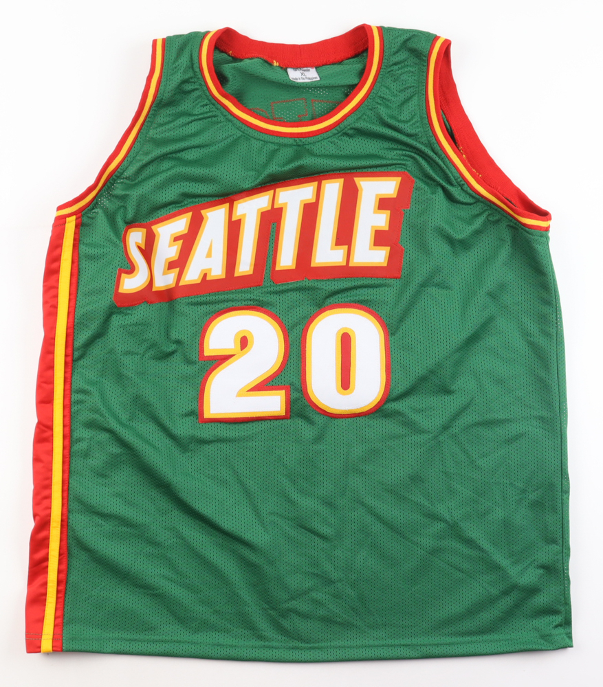 Gary Payton Signed Jersey Inscribed "The Glove" (Beckett) | Pristine ...