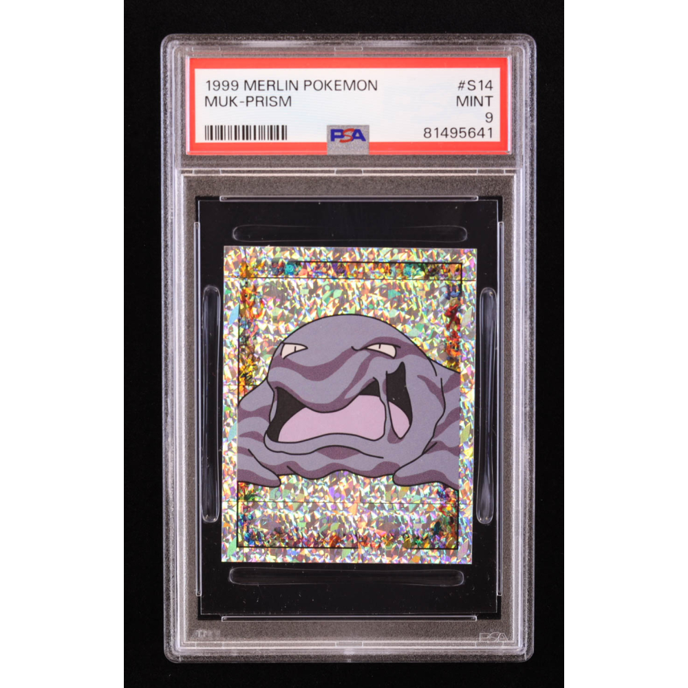 Muk 1999 Merlin Pokemon Album Stickers #S14 (PSA 9) | Pristine Auction