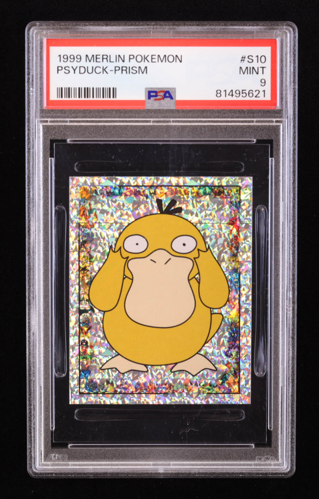 Psyduck 1999 Merlin Pokemon Album Stickers #S10 (PSA 9) | Pristine Auction