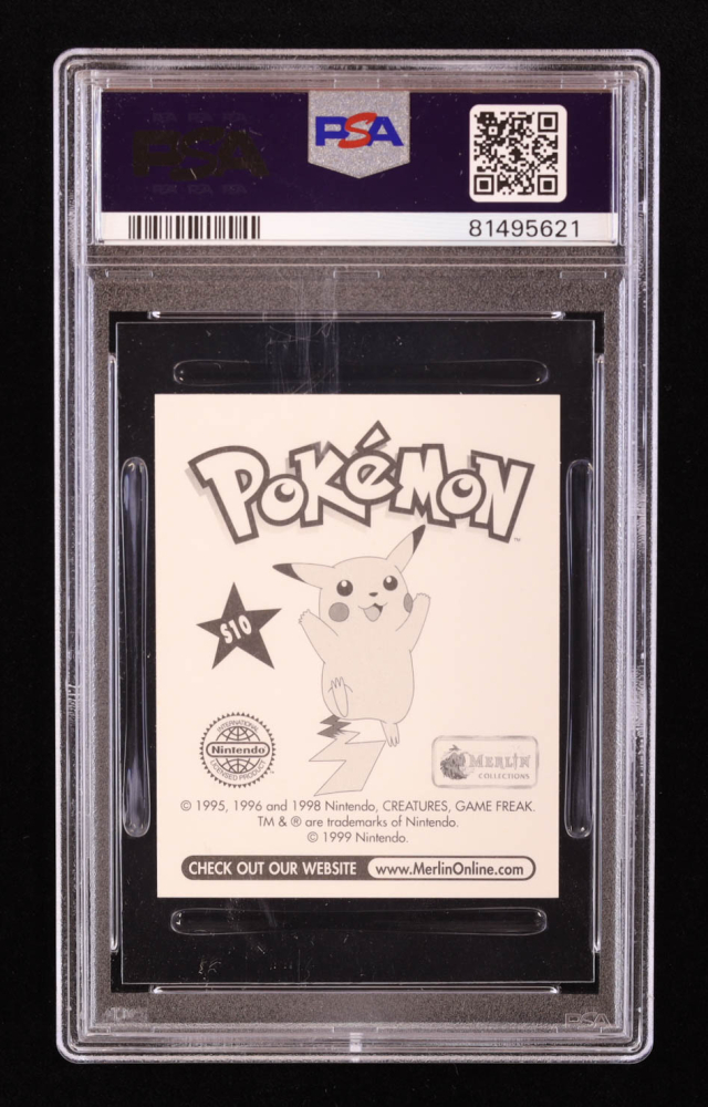 Psyduck 1999 Merlin Pokemon Album Stickers #S10 (PSA 9) | Pristine Auction