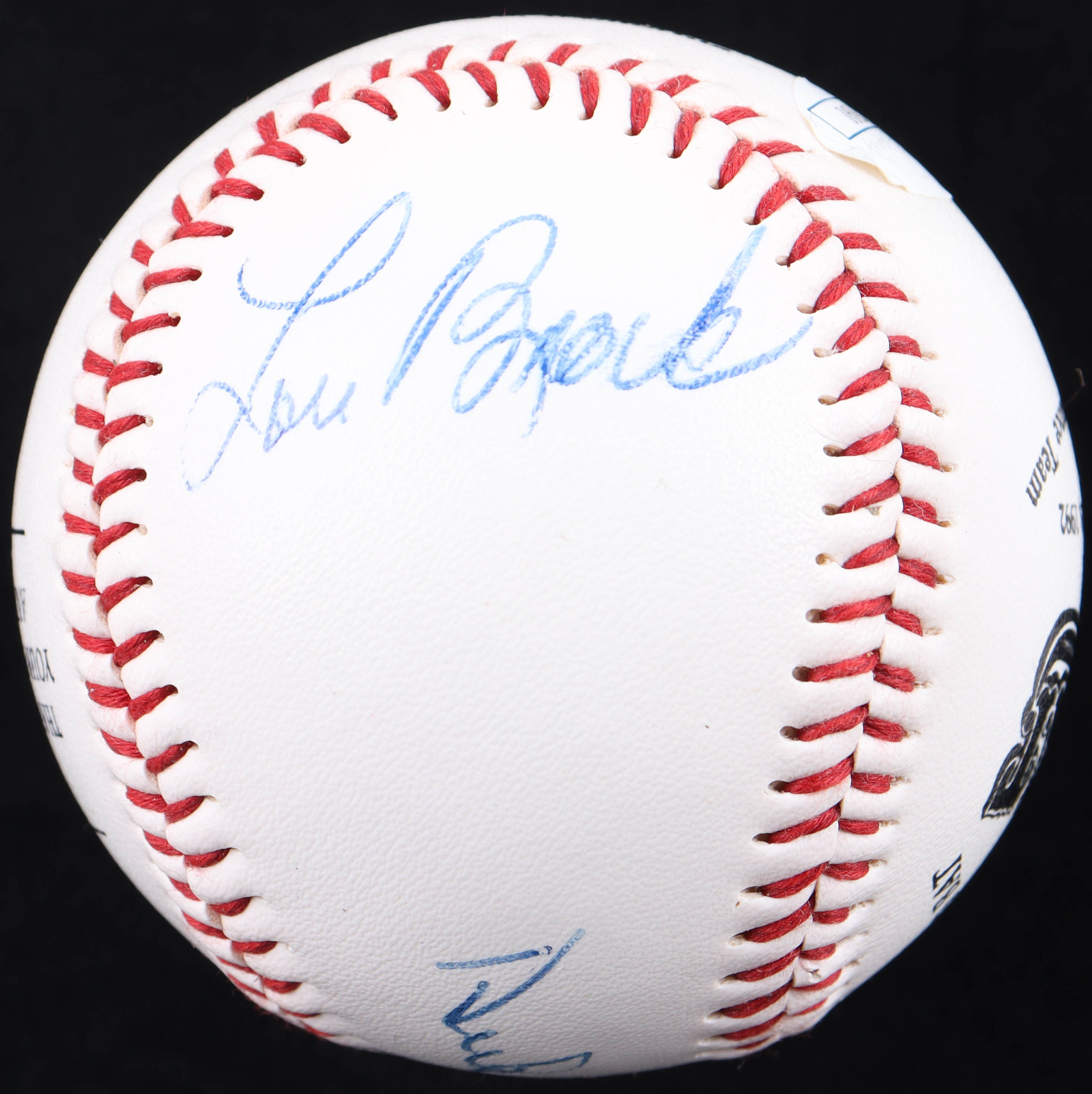 Duke Snider & Lou Brock Signed B.A.T. (Baseball Assistance Team) Logo ...