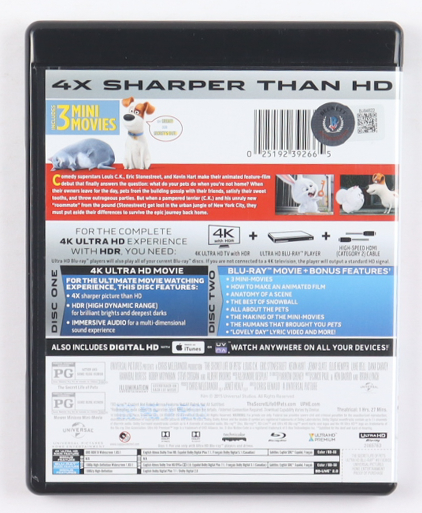 Kevin Hart Signed "The Secret Life Of Pets" DVD Case (Beckett ...
