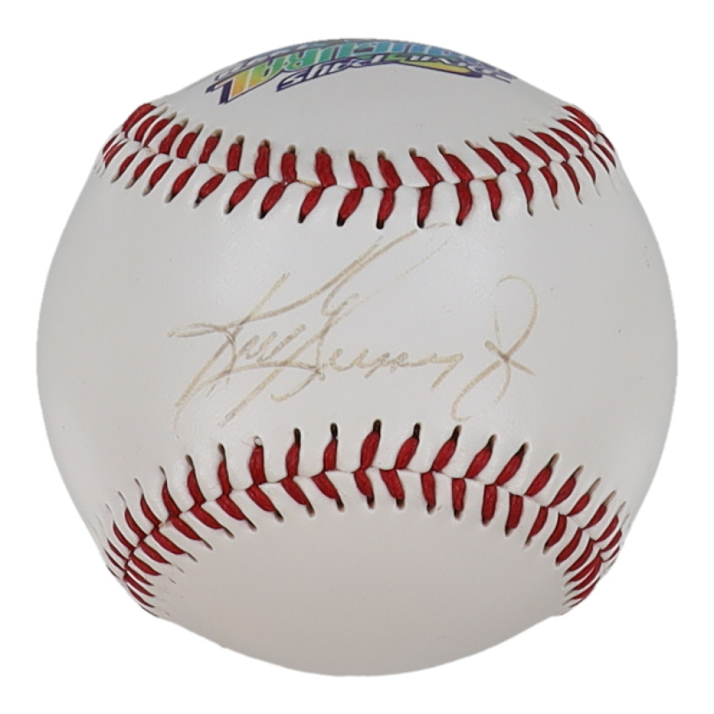 Ken Griffey Jr. Signed LE 1998 Devil Rays Inaugural Season Logo ...
