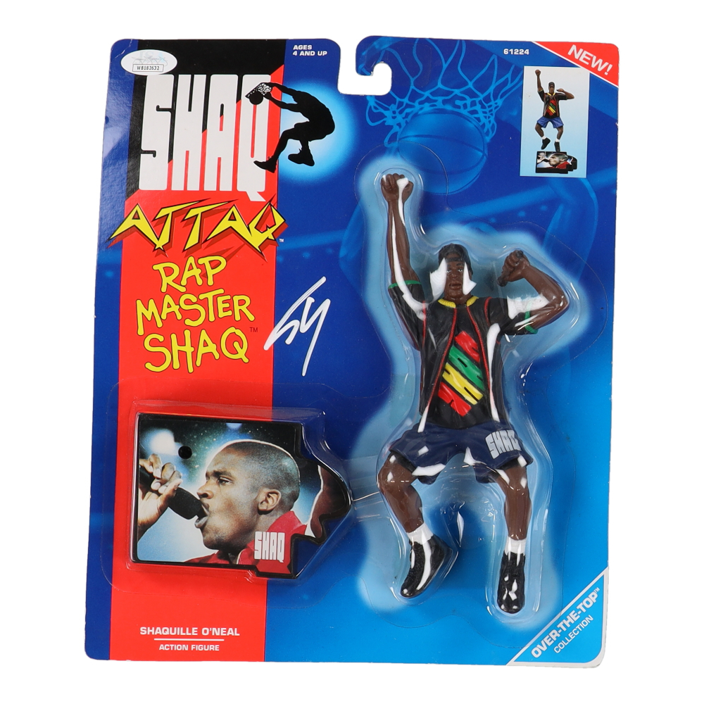 Shaquille O'Neal Signed 1993 Kenner Shaq Attaq Rap Master Shaq Action ...