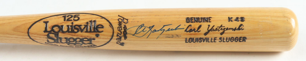 Carl Yastrzemski Signed Louisville Slugger Player Model Baseball Bat ...