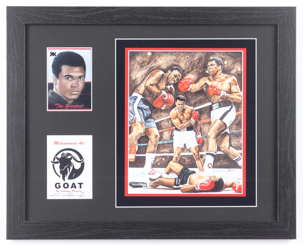 "Muhammad Ali - The Goat - Boxing" LE Custom Framed Lithograph Signed ...