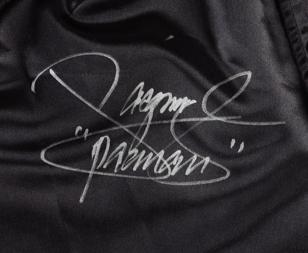 Manny Pacquiao Signed Custom Framed Boxing Trunks Display Inscribed ...