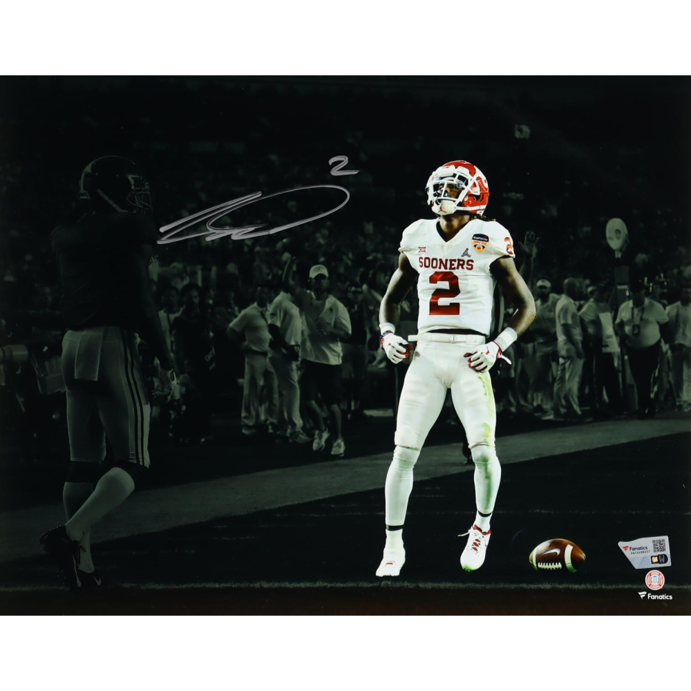 CeeDee Lamb Signed Oklahoma Sooners 11x14 Photo (Fanatics) | Pristine ...