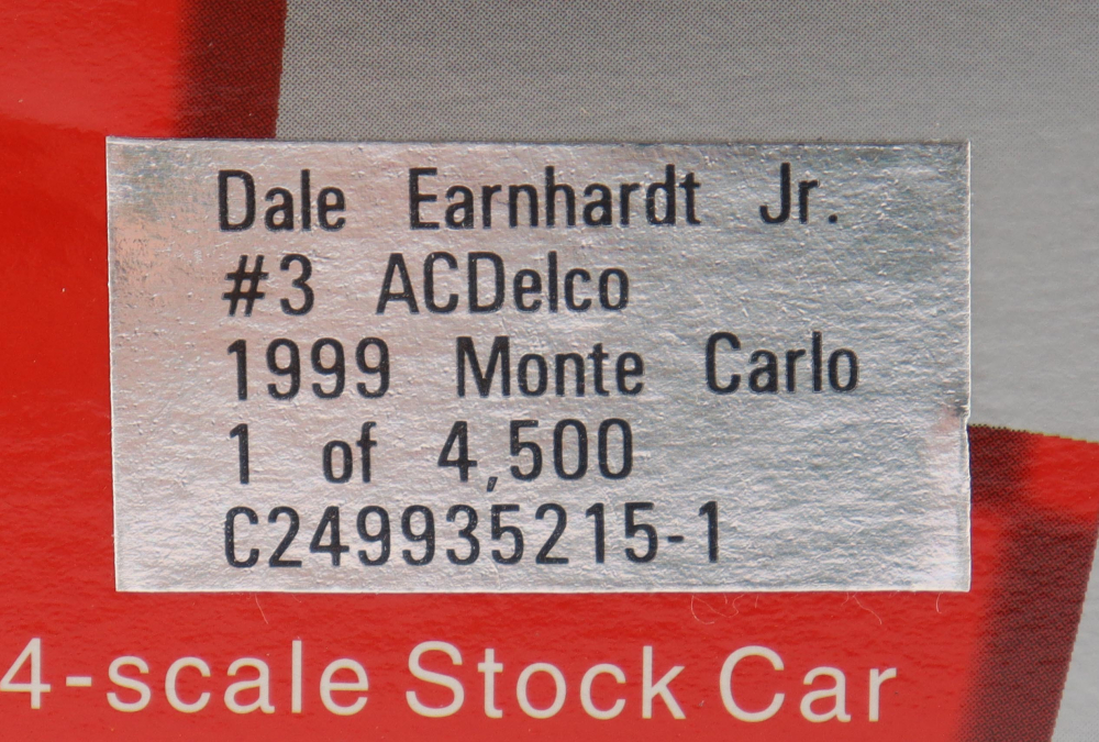 Dale Earnhardt Jr. LE #3 AC Delco 1999 Monte Carlo 1:24 Die-Cast Car ...