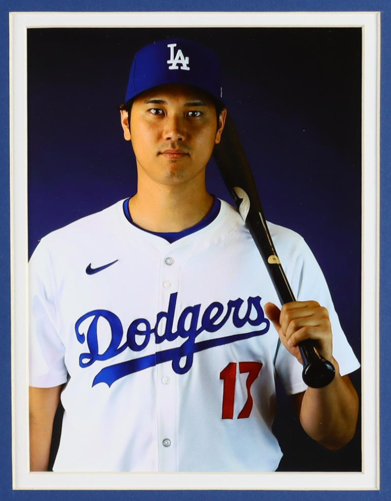 Shohei Ohtani Dodgers Custom Framed Jersey Display with Shotime Pin ...