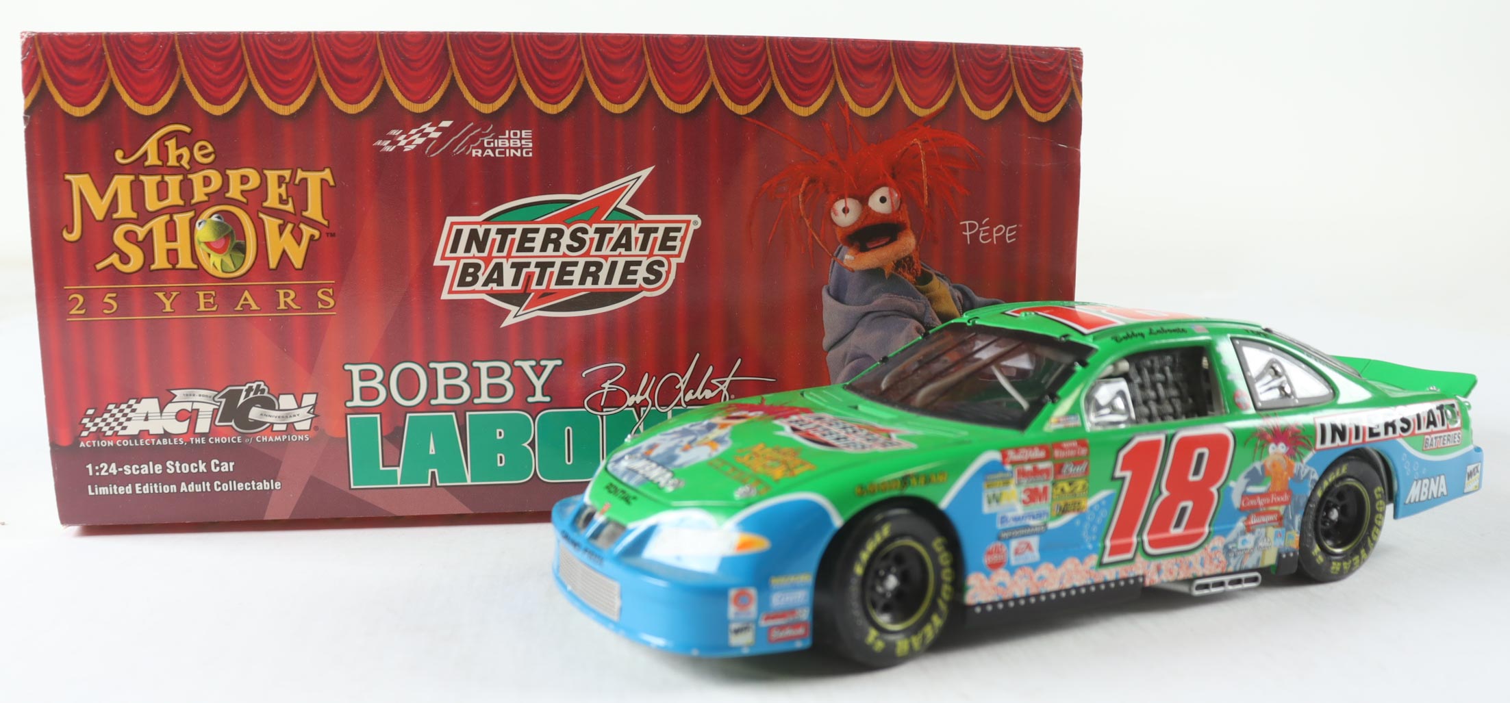 Bobby Labonte #18 Interstate Batteries Muppets 25th Anniversary - 2002 ...