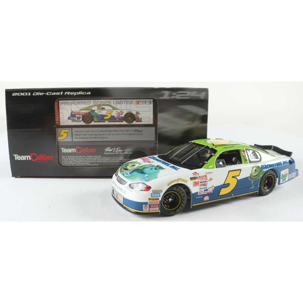 Terry Labonte #5 Kellogg's Monsters Inc - 2001 Monte Carlo 1:24 Scale ...