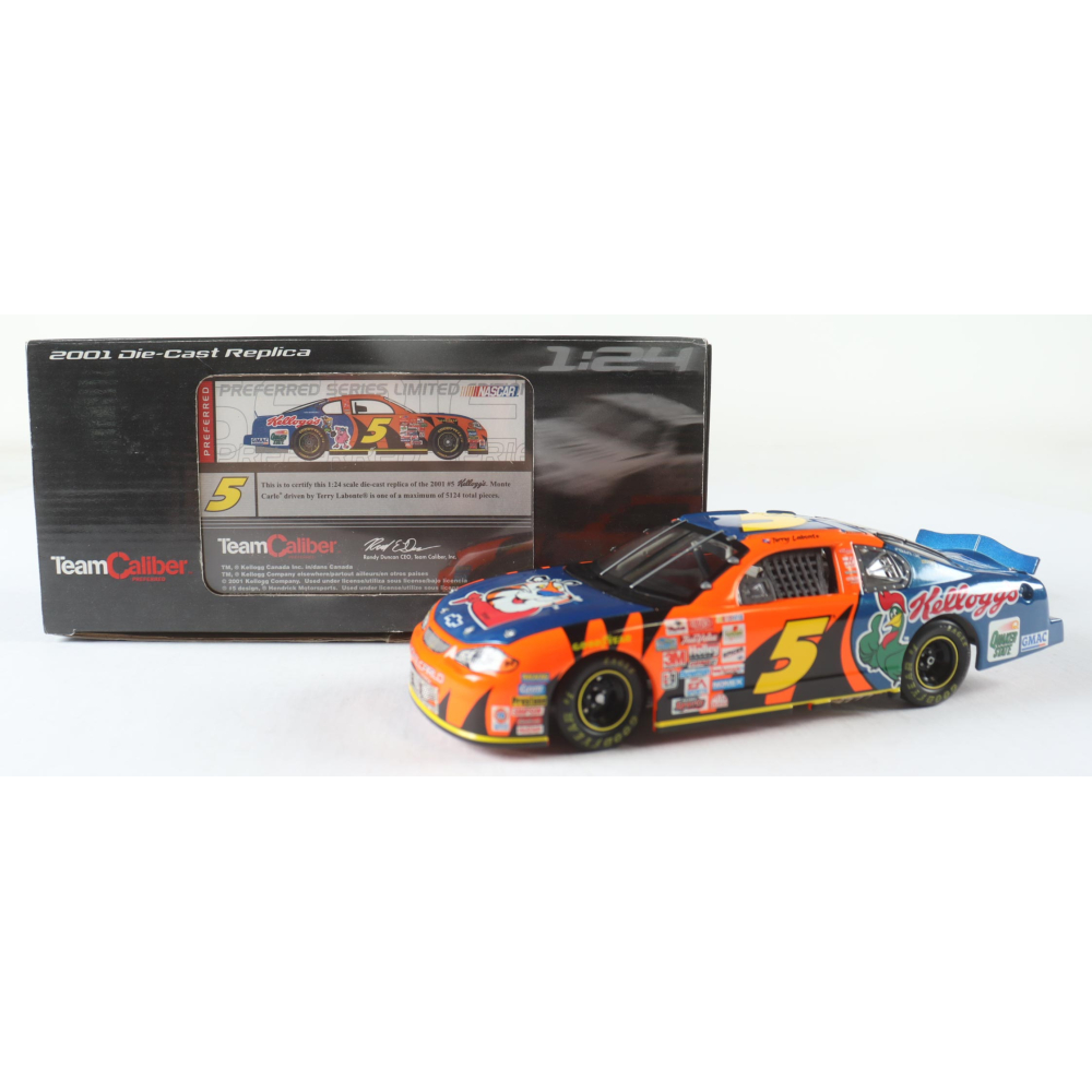 Terry Labonte #5 Kellogg's - 2001 Monte Carlo 1:24 Scale Diecast Car ...