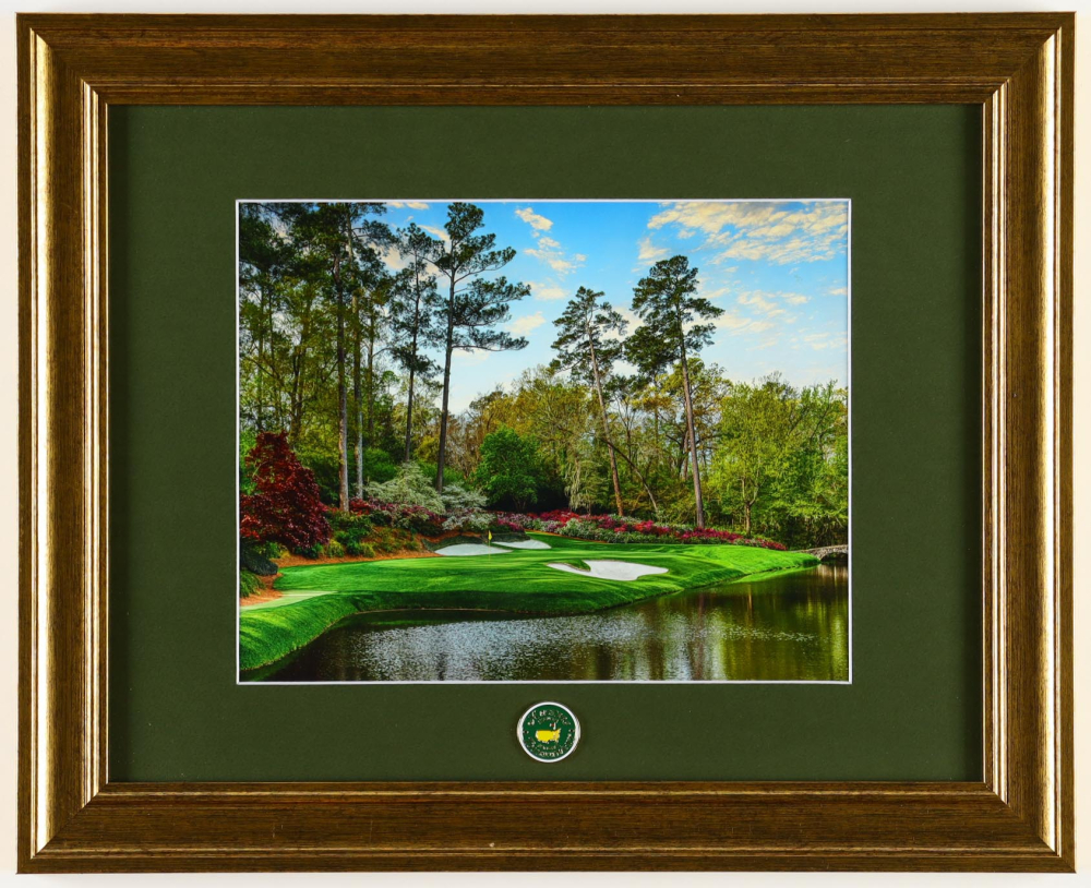 "The 12th Hole at Augusta National Golf Course" Custom Framed Photo ...