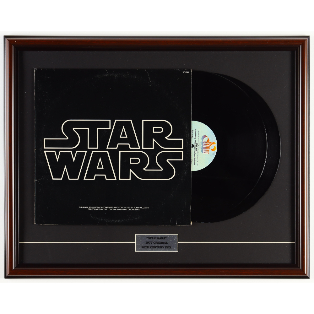 1977 "Star Wars" Original Motion Picture Custom Framed Soundtrack ...