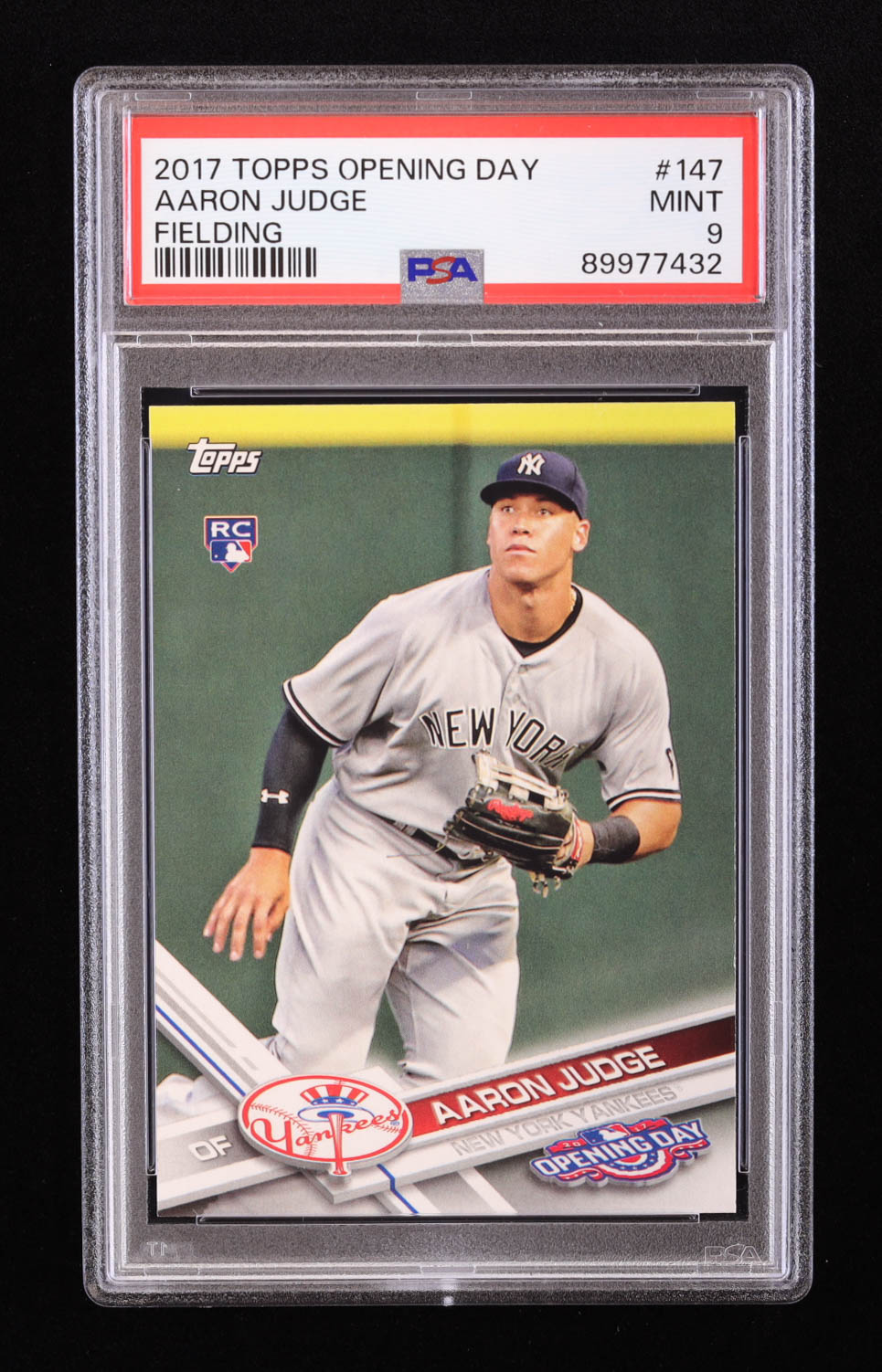 Aaron Judge 2017 Topps Opening Day #147A RC (PSA 9) | Pristine Auction