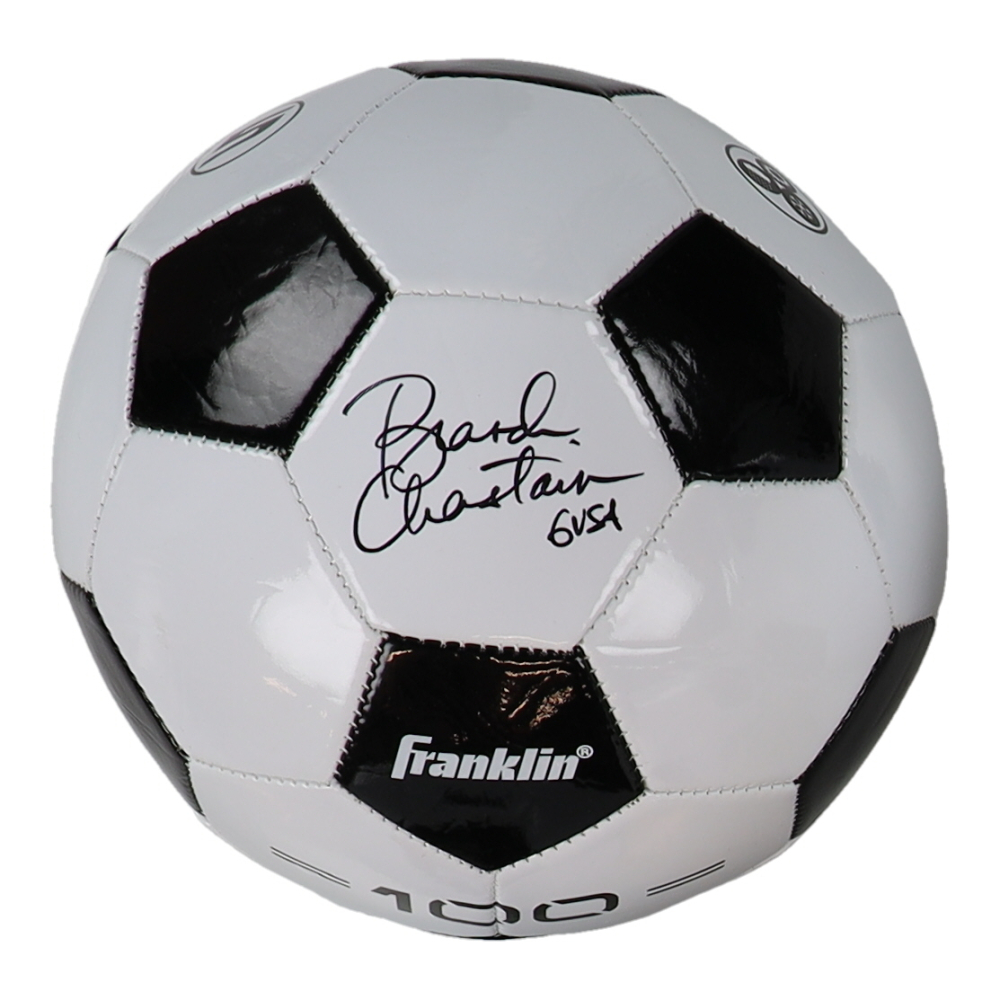 Brandi Chastain Signed Soccer Ball Inscribed "USA" (Schwartz ...