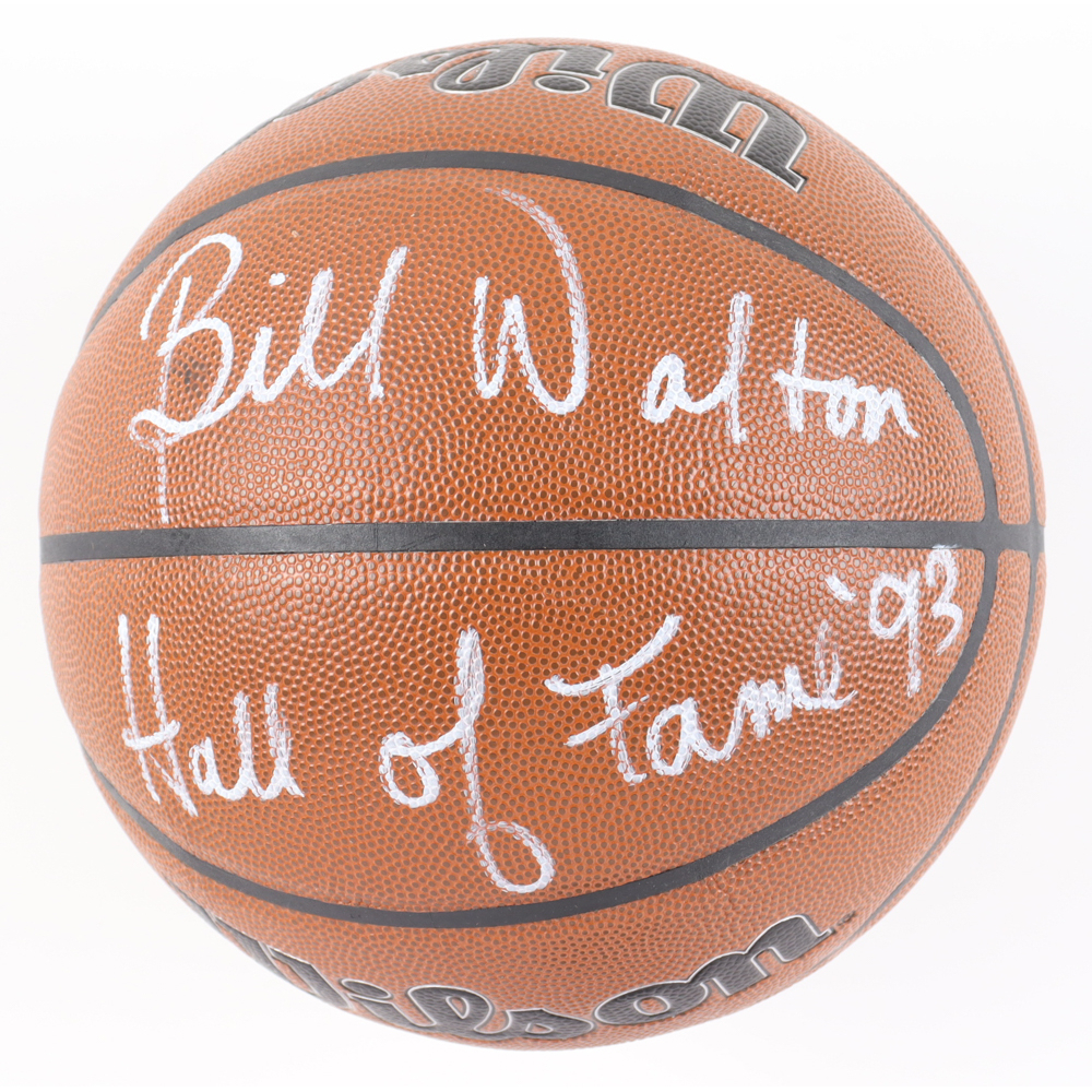 Bill Walton Signed NBA Basketball Inscribed "Hall Of Fame '93" (JSA ...