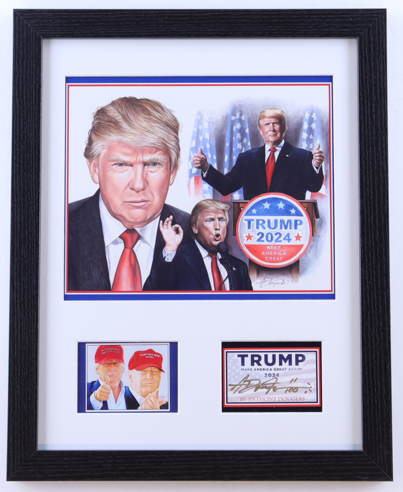 "Donald Trump" LE Custom Framed Lithograph Prints Display By Anthony ...