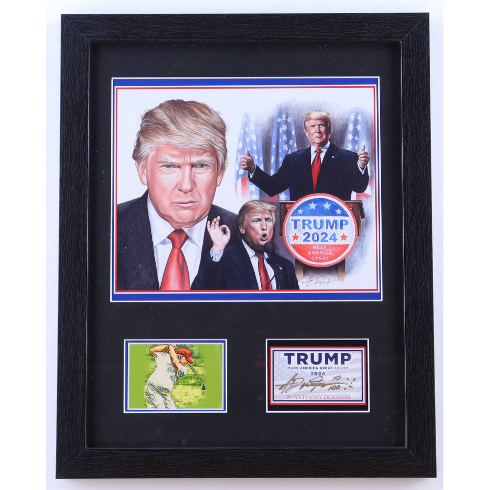"Donald Trump" LE Custom Framed Lithograph Prints Display By Anthony ...