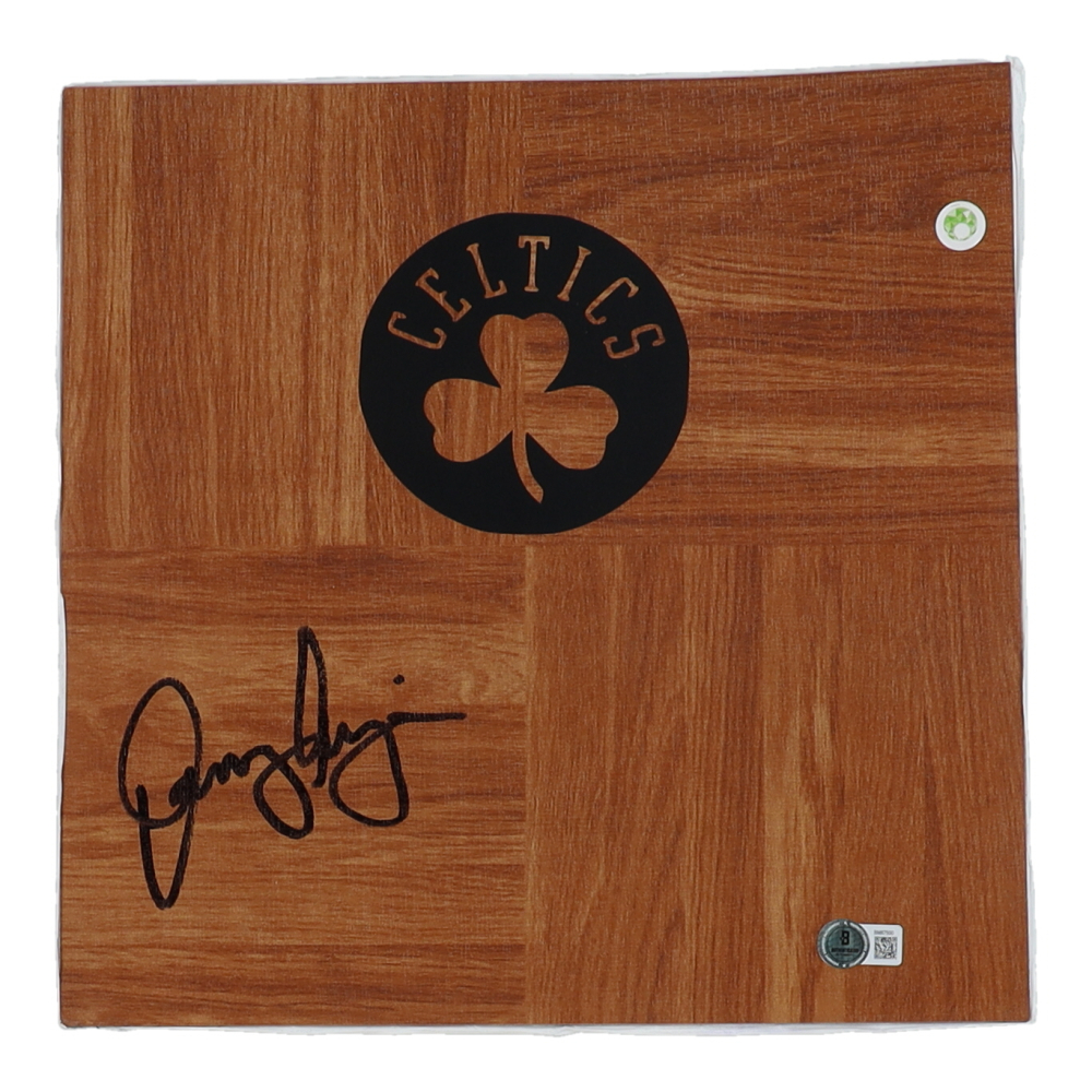 Danny Ainge Signed Celtics Logo 12x12 Floor Piece (Beckett) | Pristine ...