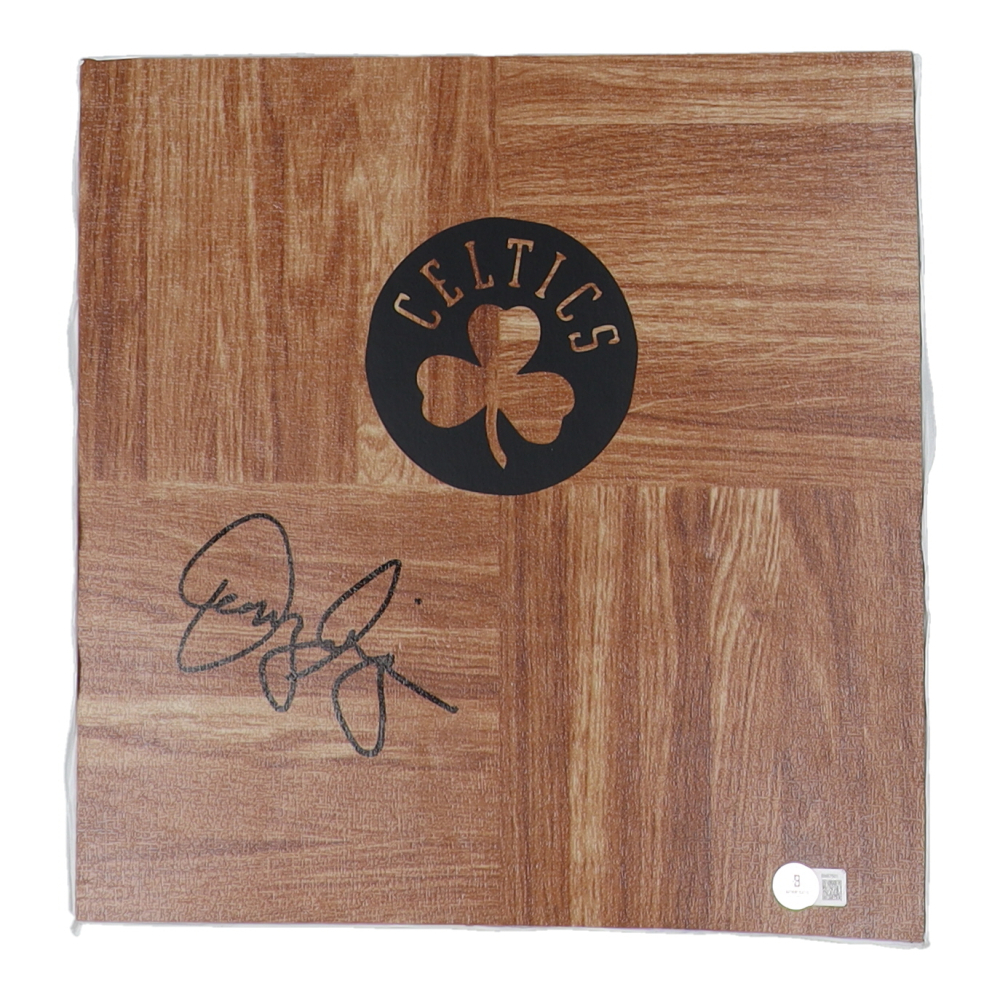 Danny Ainge Signed Celtics Logo 12x12 Floor Piece (Beckett) | Pristine ...